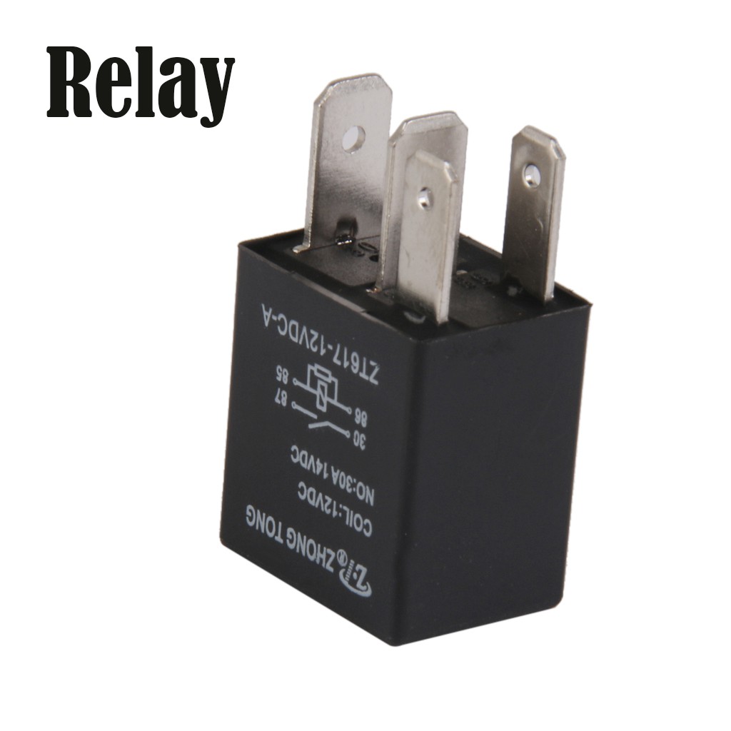 Car Truck Auto Automotive DC 12V 30A 30 AMP Relay 4 Pin 4P | Shopee ...