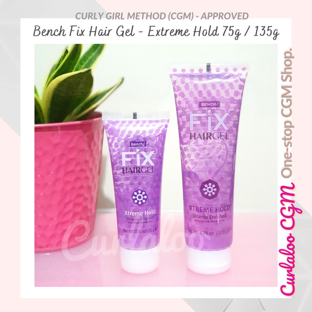 Curlaloo CGM Shop - Bench Fix Hair Gel - Extreme Hold (Purple) 75g ...