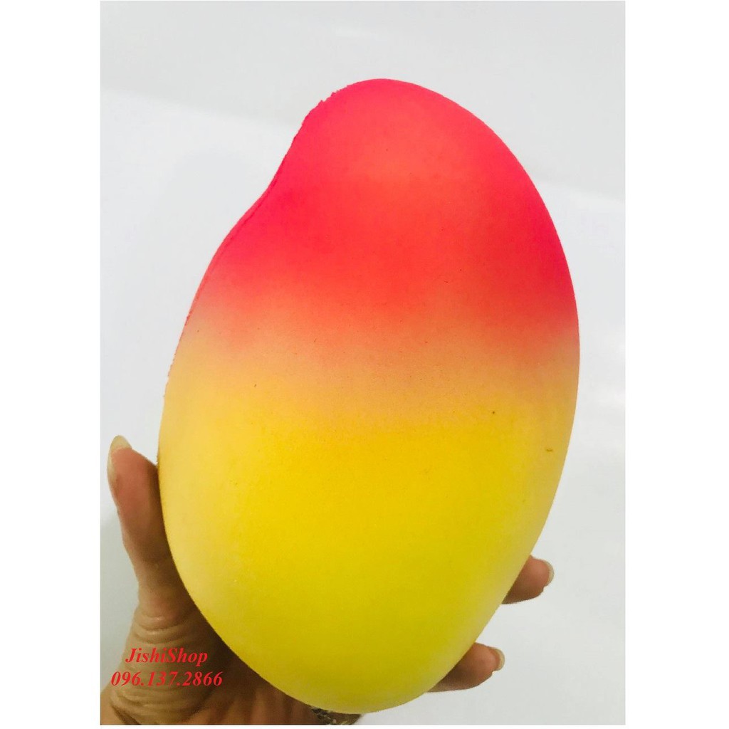Huge large RED YELLOW MANGO RELEASE SQUISHY TOY - BABY GIFT - cute toy ...