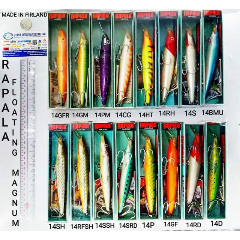 RAPALA MAGNUM F14 lure fishingcmi quality fishing tackle | Shopee ...