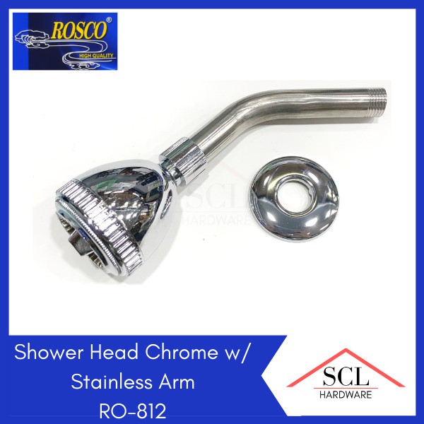 ROSCO Shower Head with stainless arm | Shopee Philippines