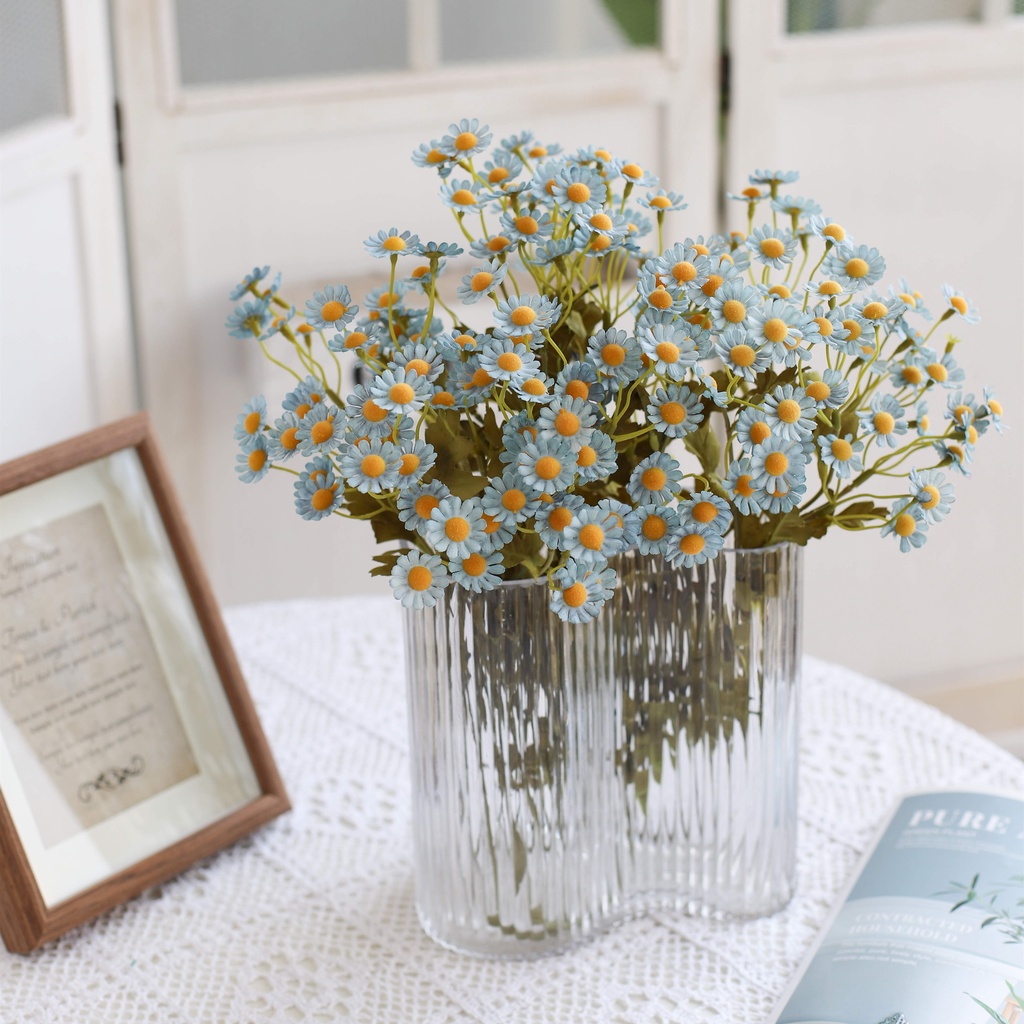 1 PC Chamomile Artificial Flower Small Daisy Bouquet Living Room Fake ...