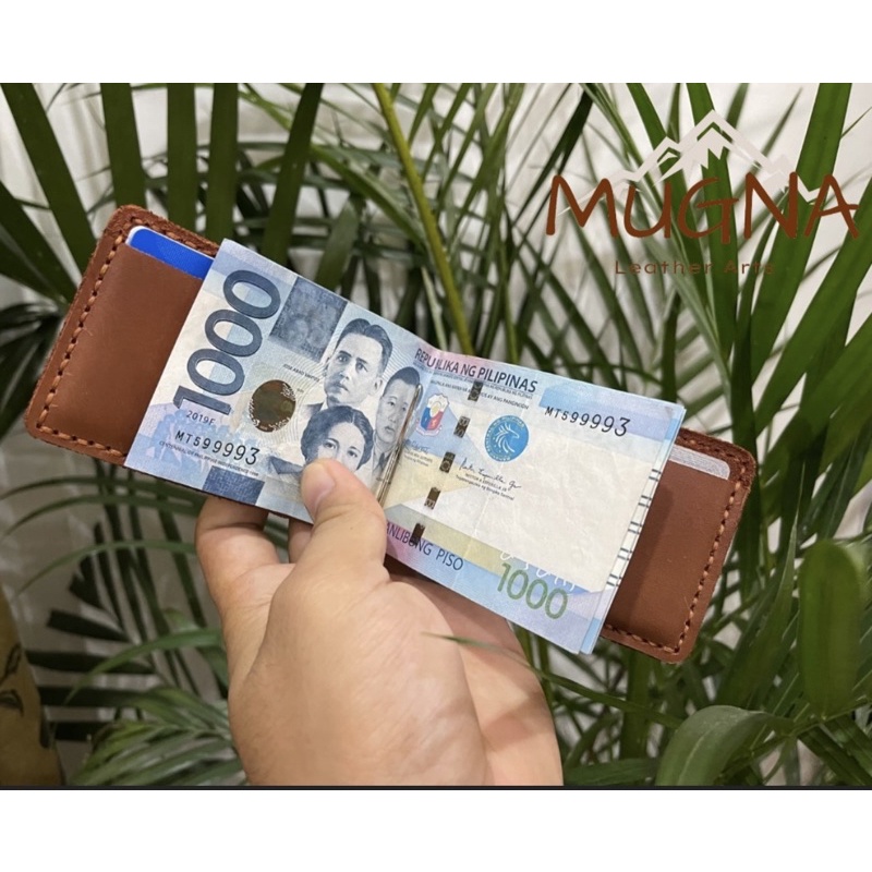 Justin Money Clip - Cowhide - Handmade | Shopee Philippines