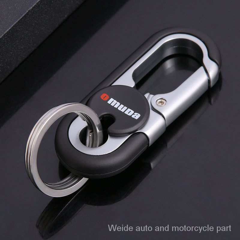 Metal Key Chain Solid Color Key Chain Business Spot Double Ring Gift ...