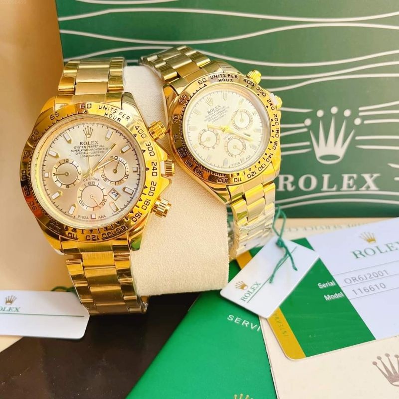 Rolex Couple Watch like Waterproof Stainless Steel Trend Watches High ...