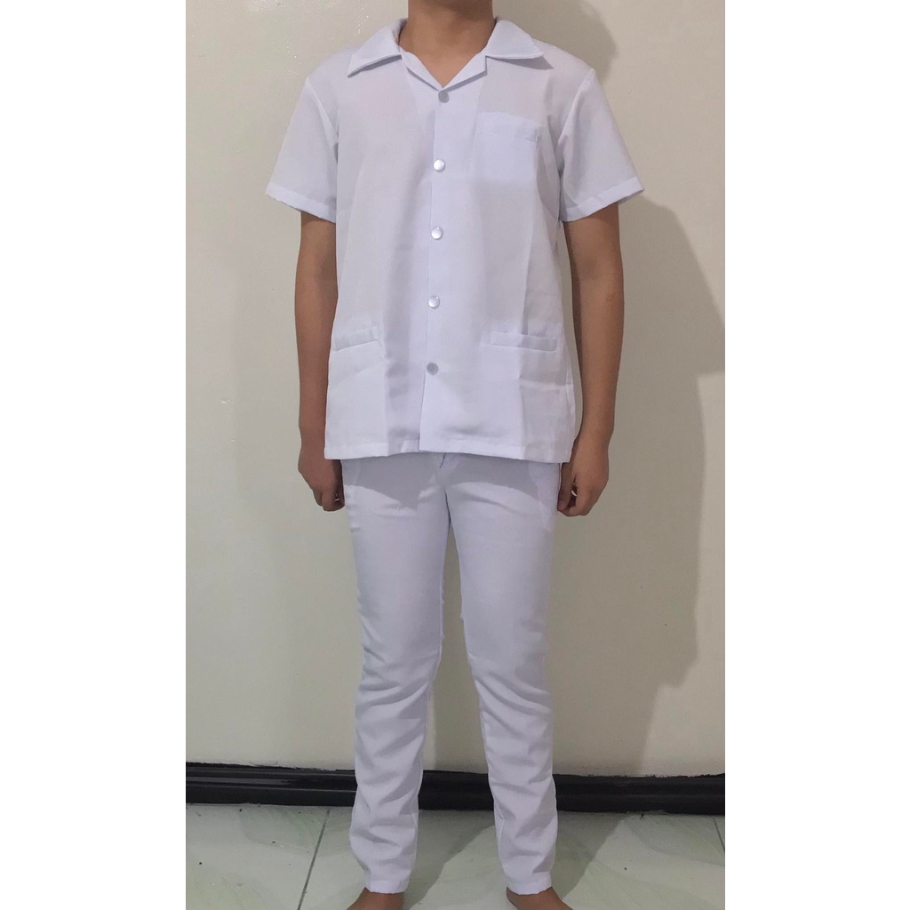 OLFU 1st-2nd yr MedTech Male Uniform by SCG Dresshoppe | Shopee Philippines