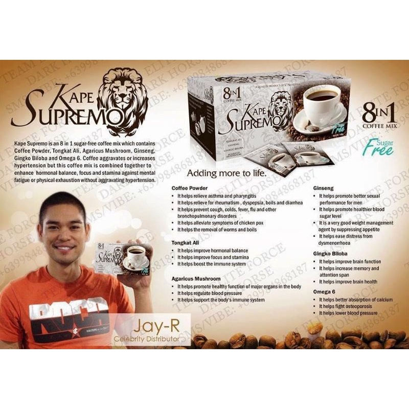 Kape Supremo (20 sachets) | Shopee Philippines