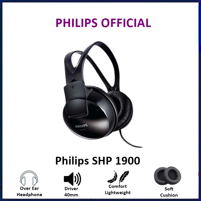 Philips SHP1900/Stereo Headphone Headset 1900 ori Official Warranty ...