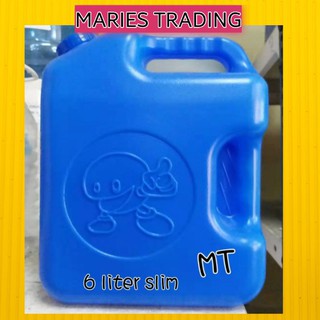 6LITERS Water Container/ Water gallon/1.5 Blue Gallon Container/ SLIM ...