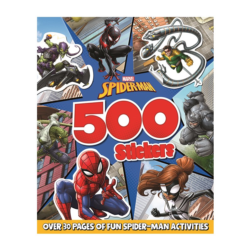Marvel Spider-Man: 500 Stickers English Activity Book + 500 Spider-Man ...