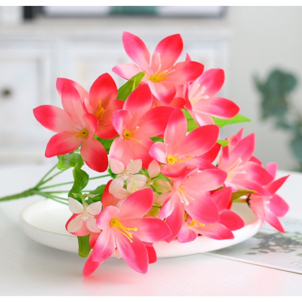 6 head Hime Sayuri Flower Artificial flower perfect for home decoration ...