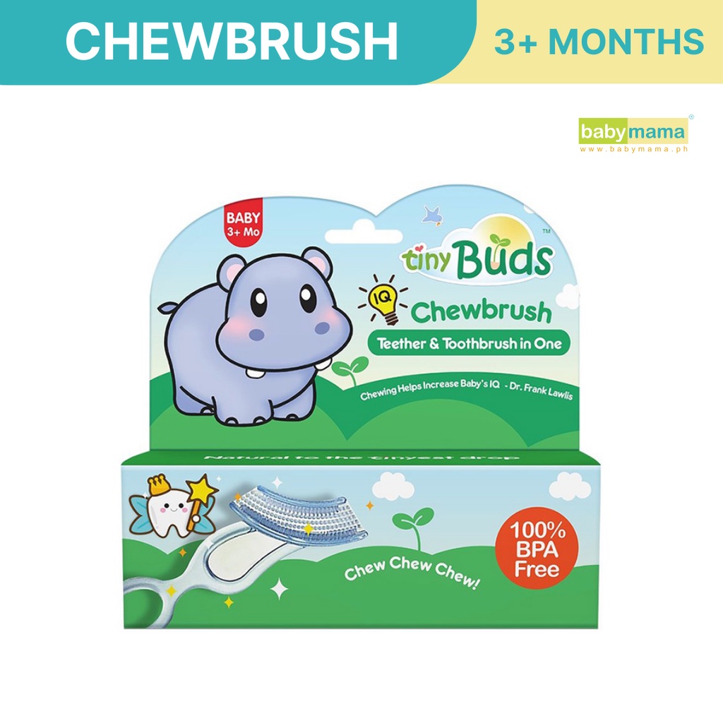 Babymama - Tiny Buds Chewbrush (Teether & Toothbrush In One) | Shopee ...