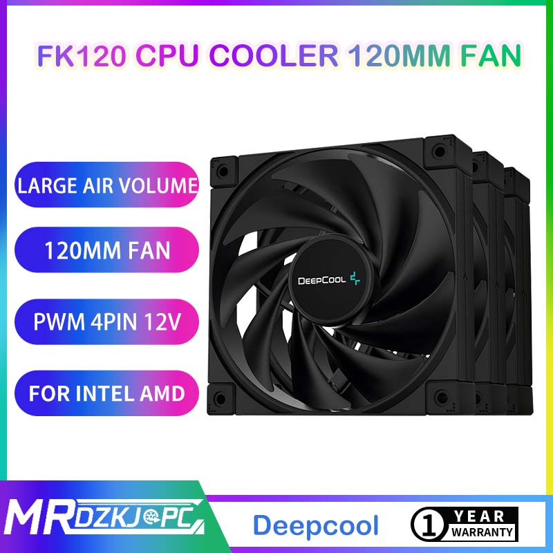 Deepcool FK120 Black PC Computer CPU Cooler 120mm Case Fan Single / 3 Packs | Shopee Philippines