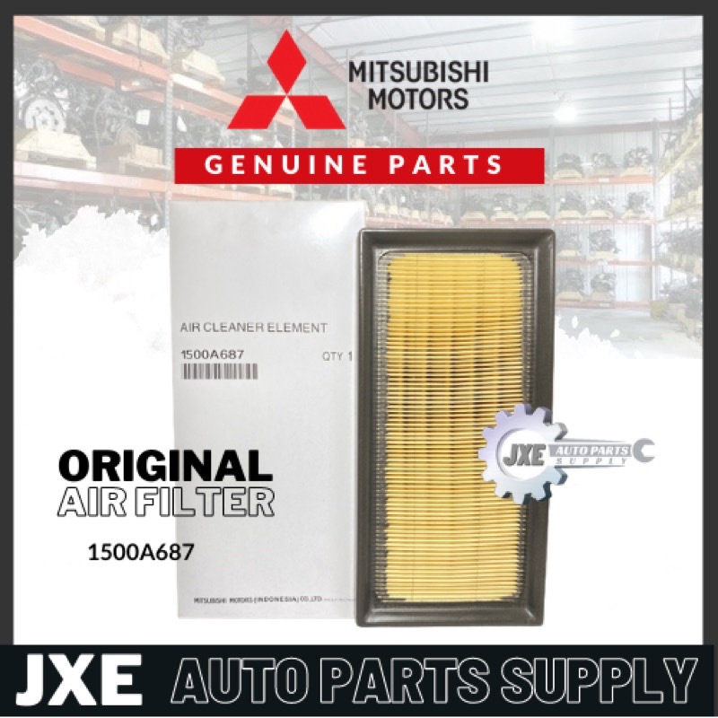 GENUINE MITSUBISHI AIR FILTER (1500A687) FOR MITSUBISHI XPANDER 2018 ...