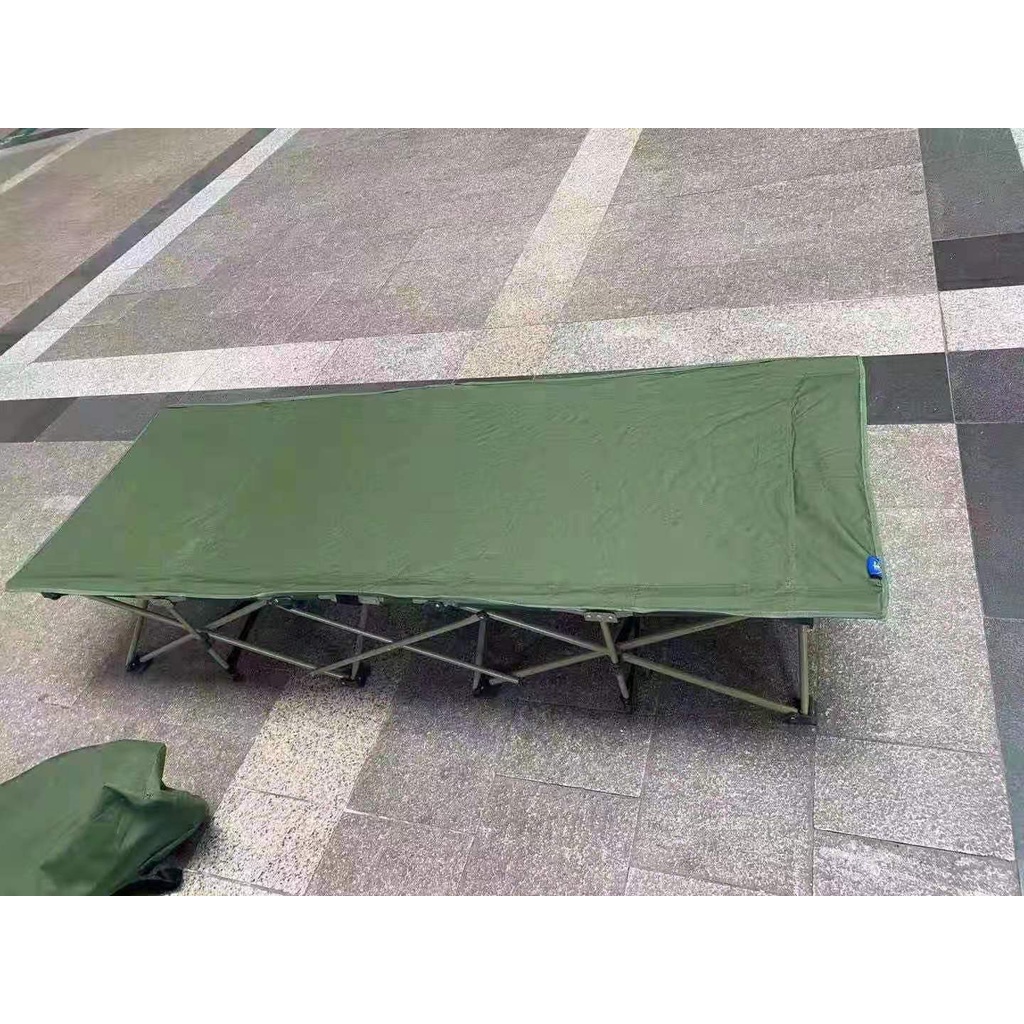 Folding Bed Green Fold-able Bed | Shopee Philippines