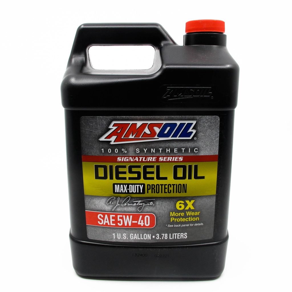 AMSOIL 5W40 Diesel Max Duty Engine Oil Fully Synthetic (1 Gallon ...