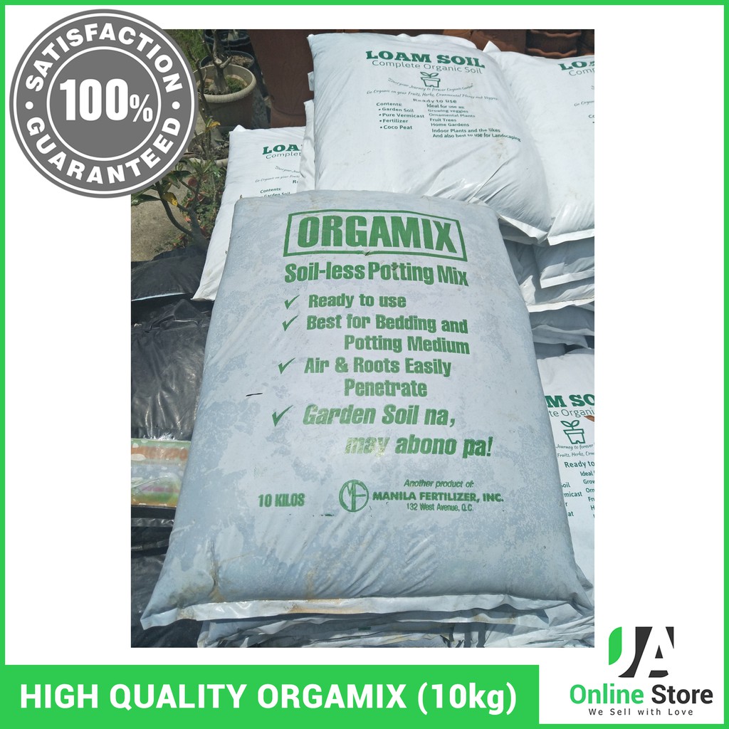 High Quality Orgamix Soil-less Potting Mix Garden Soil (10kg) | Shopee ...