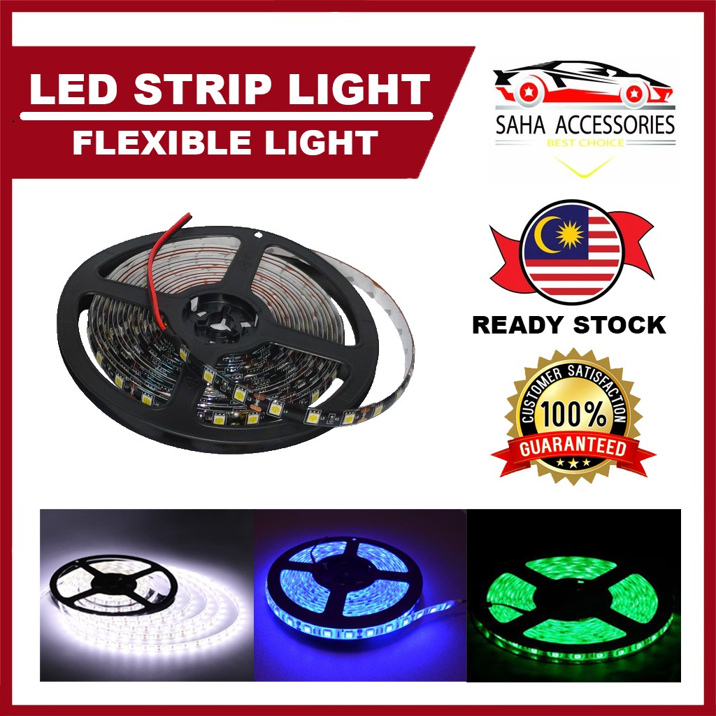 SAHA_ 1METER LED 5050 STRIP LIGHT / FLEXIBLE LED STRIP | Shopee Philippines