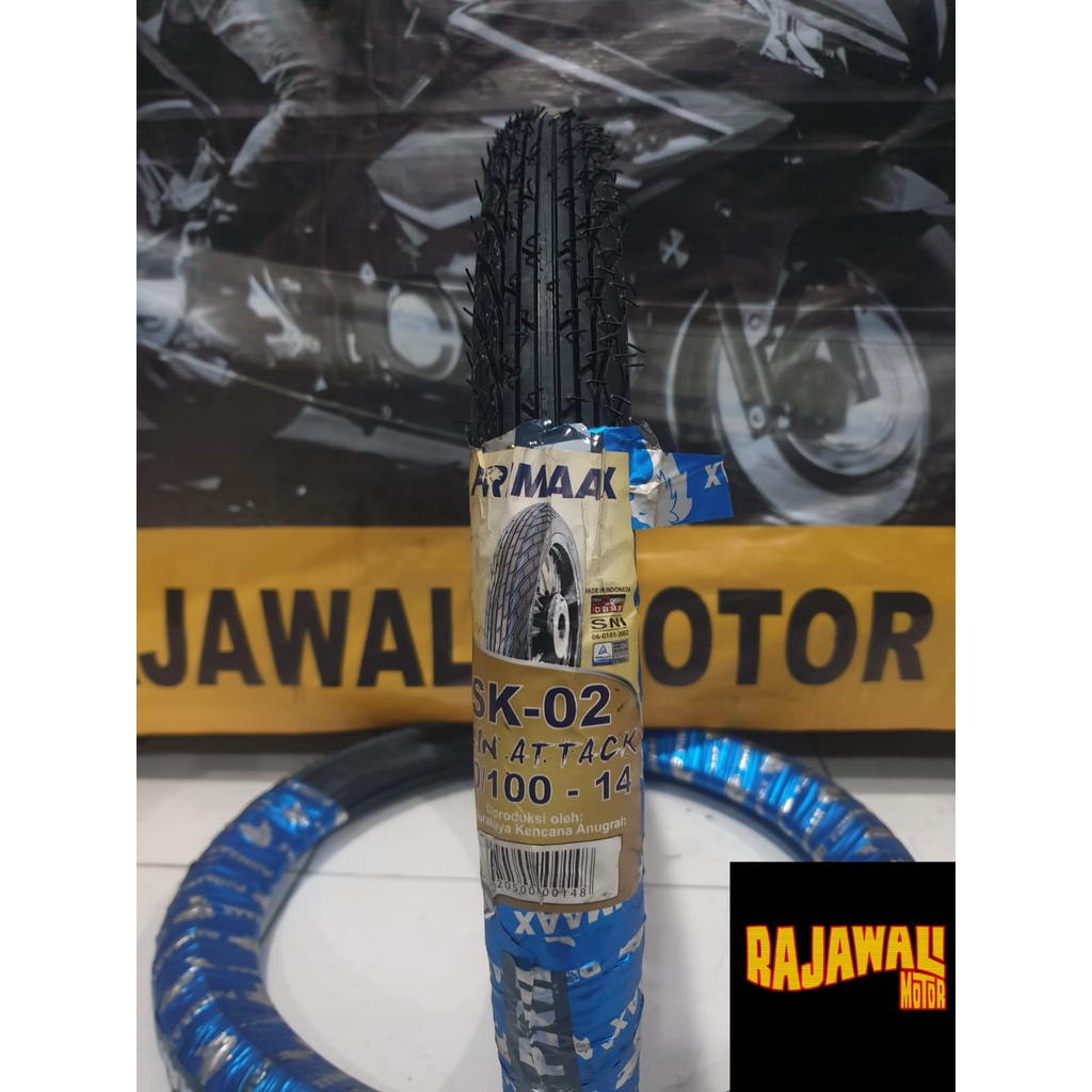 Primaax TIRE SK 02 RAIN ATTACK 50/100 RING 14 TUBBE TYPE | Shopee ...