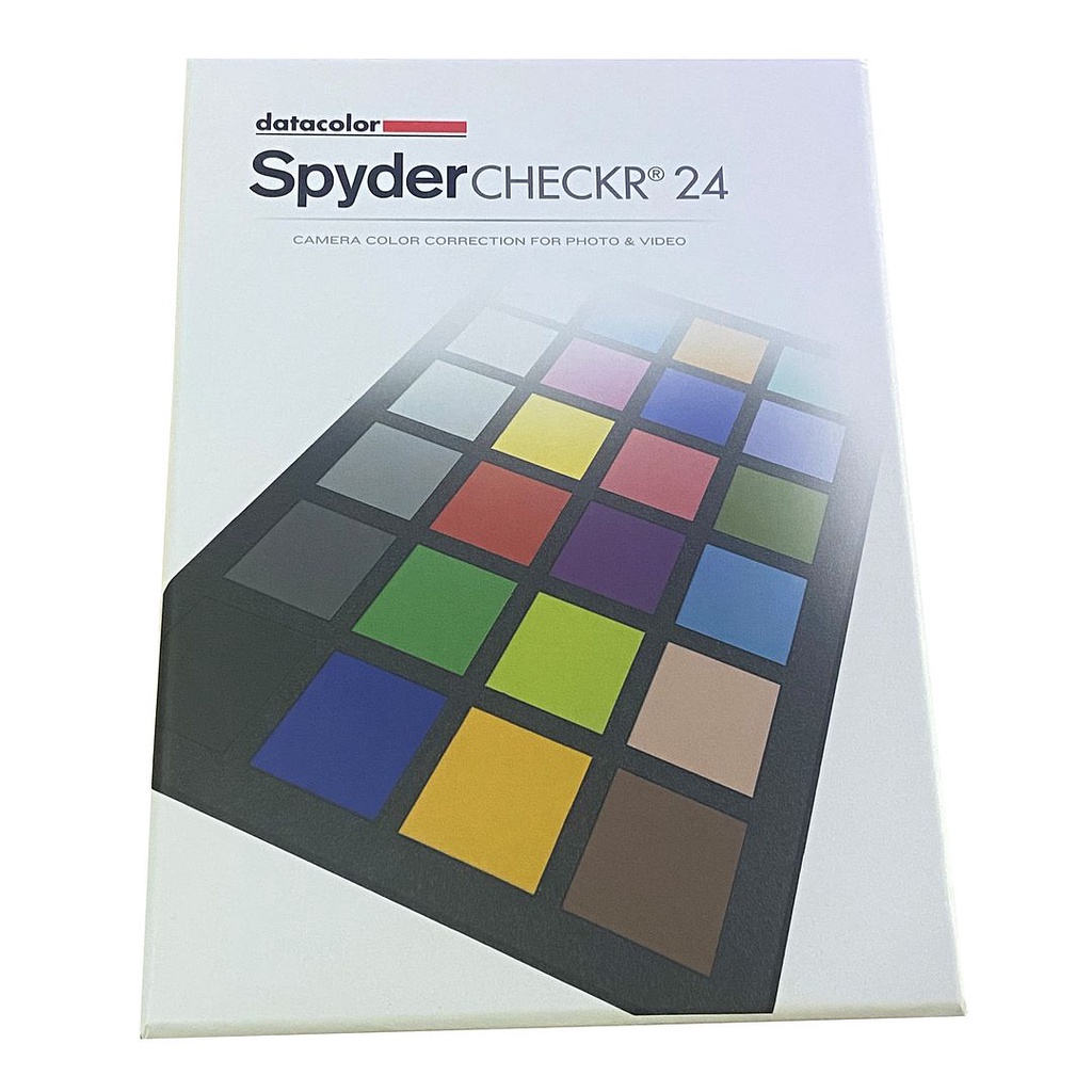 Datacolor SCK200 SpyderCHECKR 24 Color Chart - Camera Color Correction ...