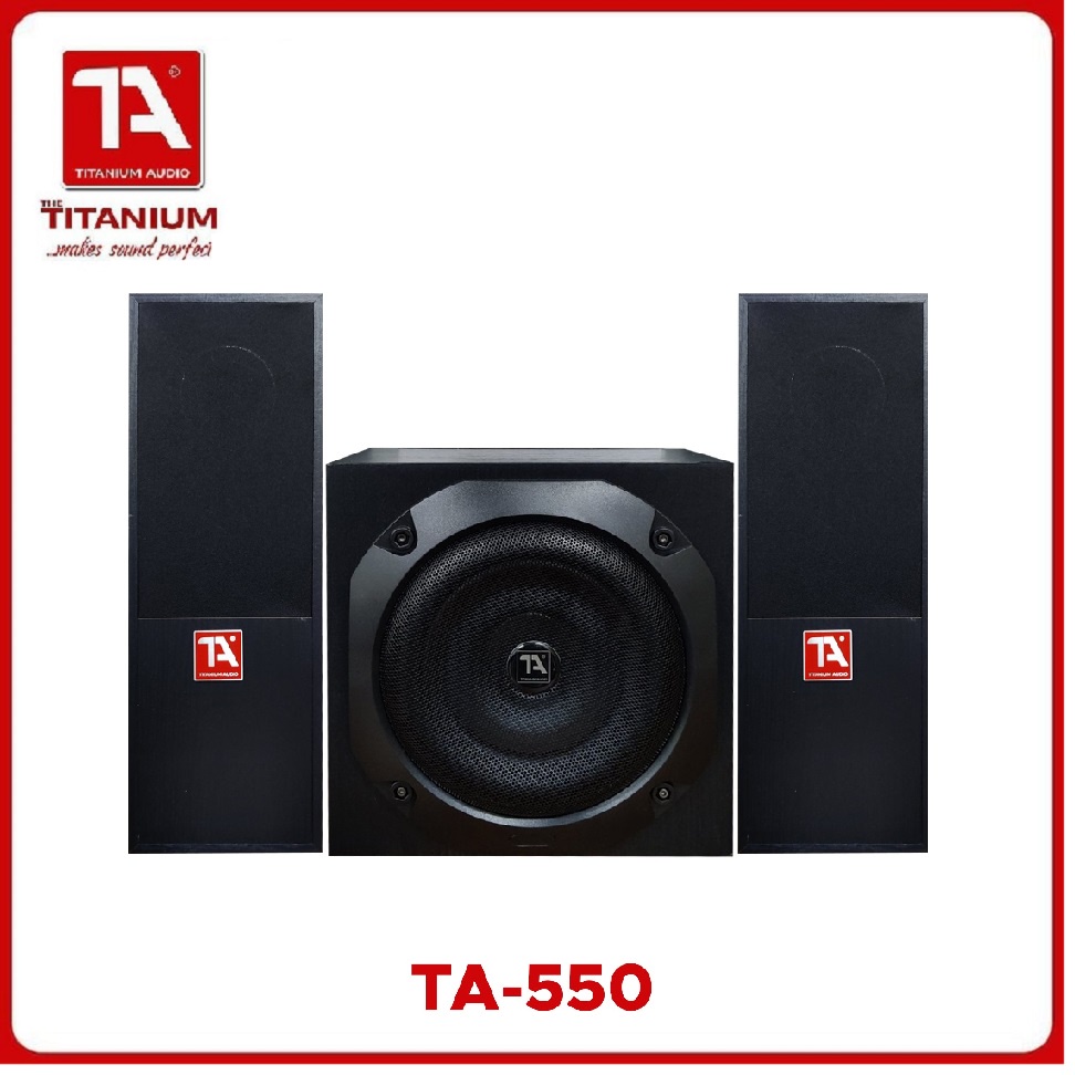 TITANIUM AUDIO TA-550 2.1 MULTIMEDIA SPEAKER SYSTEM with SUBWOOFER PLUS ...