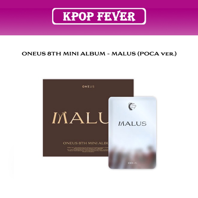 ONEUS - MALUS [POCA ver.] 8th MINI ALBUM CD PHOTOCARD SEALED | Shopee ...
