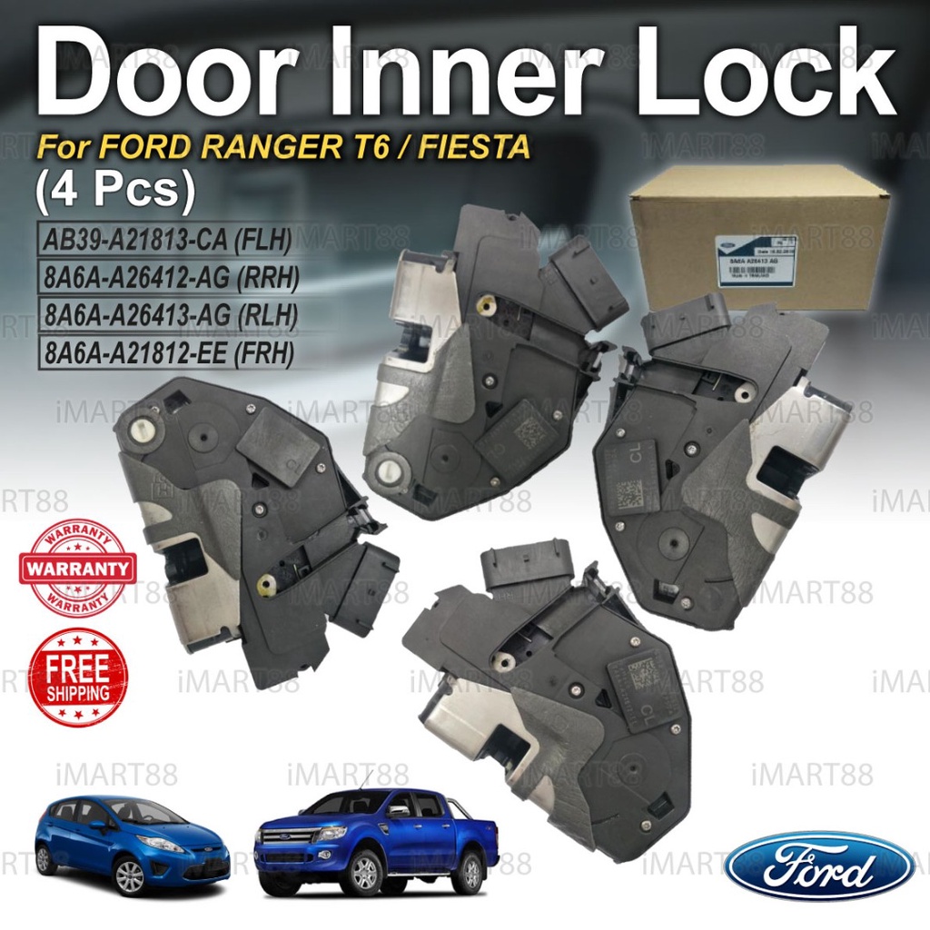 Ford Ranger T6 XL XLT Wildtrak Ford Fiesta 2012-ON Door Inner Lock ...