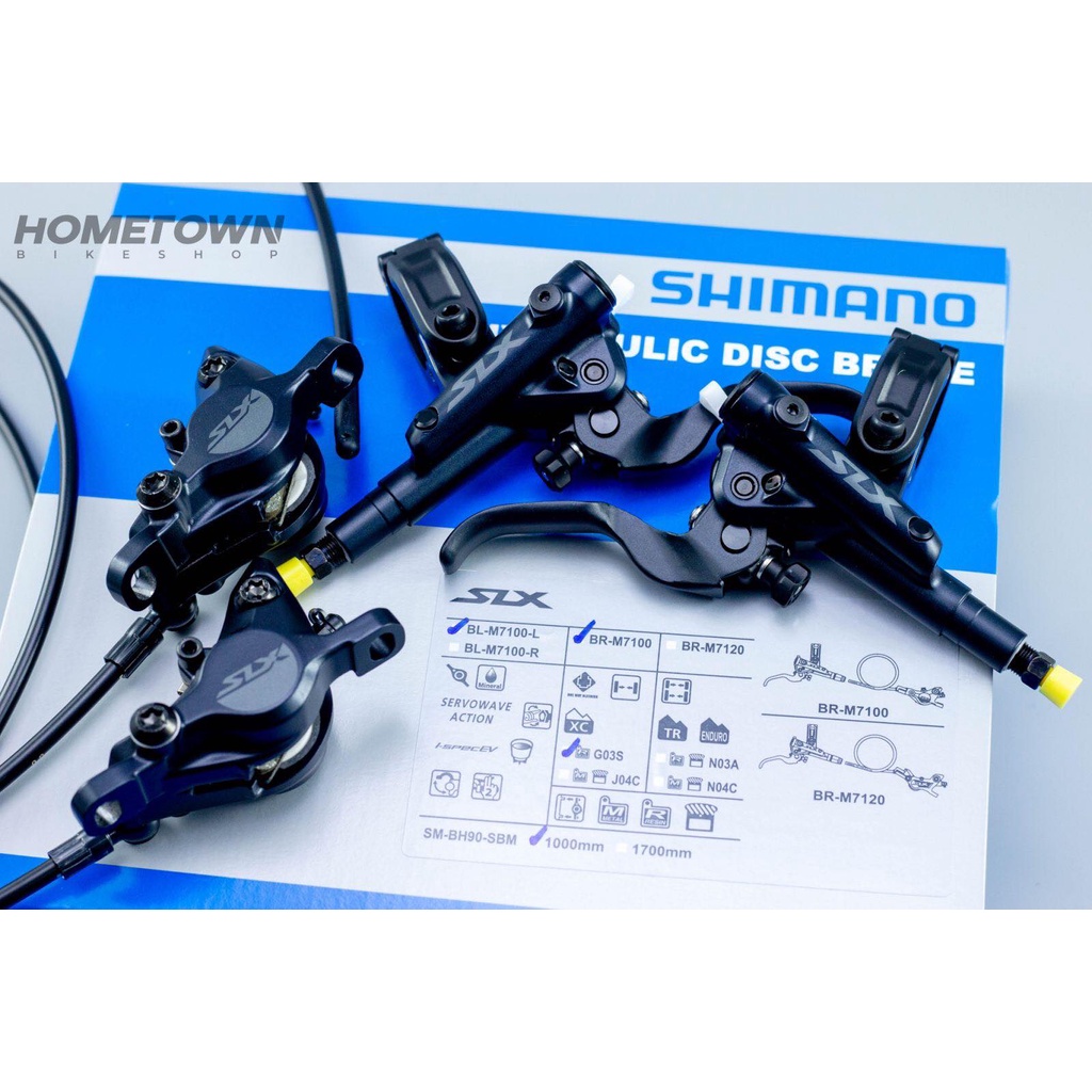 Shimano Deore M4100 | Deore M6100 | SLX M7100 | Deore XT M8100 2 Piston ...