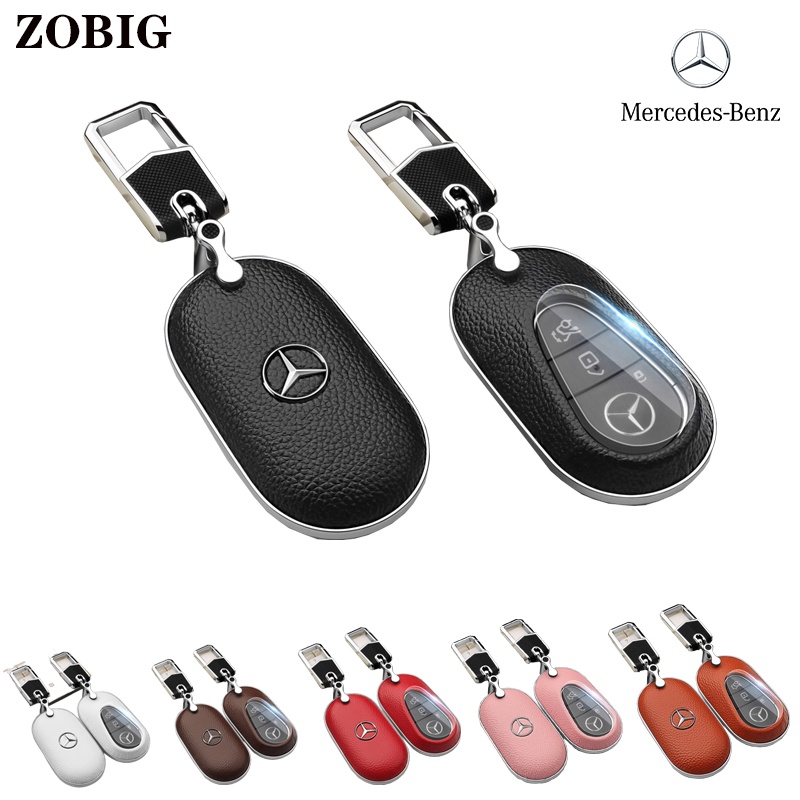 ZOBIG Car Key fob Cover for Mercedes Benz W223 W206 S350 S400 S450 S500 ...