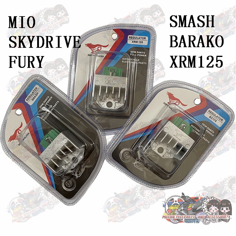LJ Motorcycle Rectifier Regulator Xrm, Mio, Skydrive, Fury, Xrm125 ...