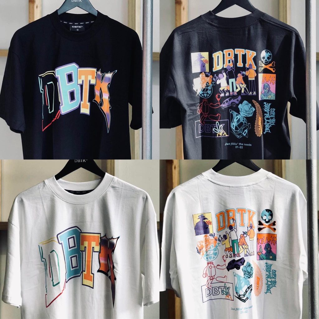 amanda DBTK Compilation 21-22 Black and White Oversized Tee / Clothes ...