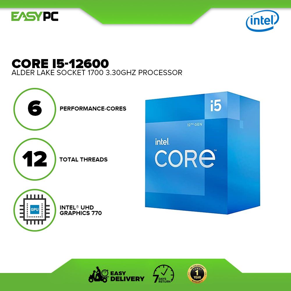 12th Generation Intel Core I5-12600 3.30GHz CPU | Shopee Philippines