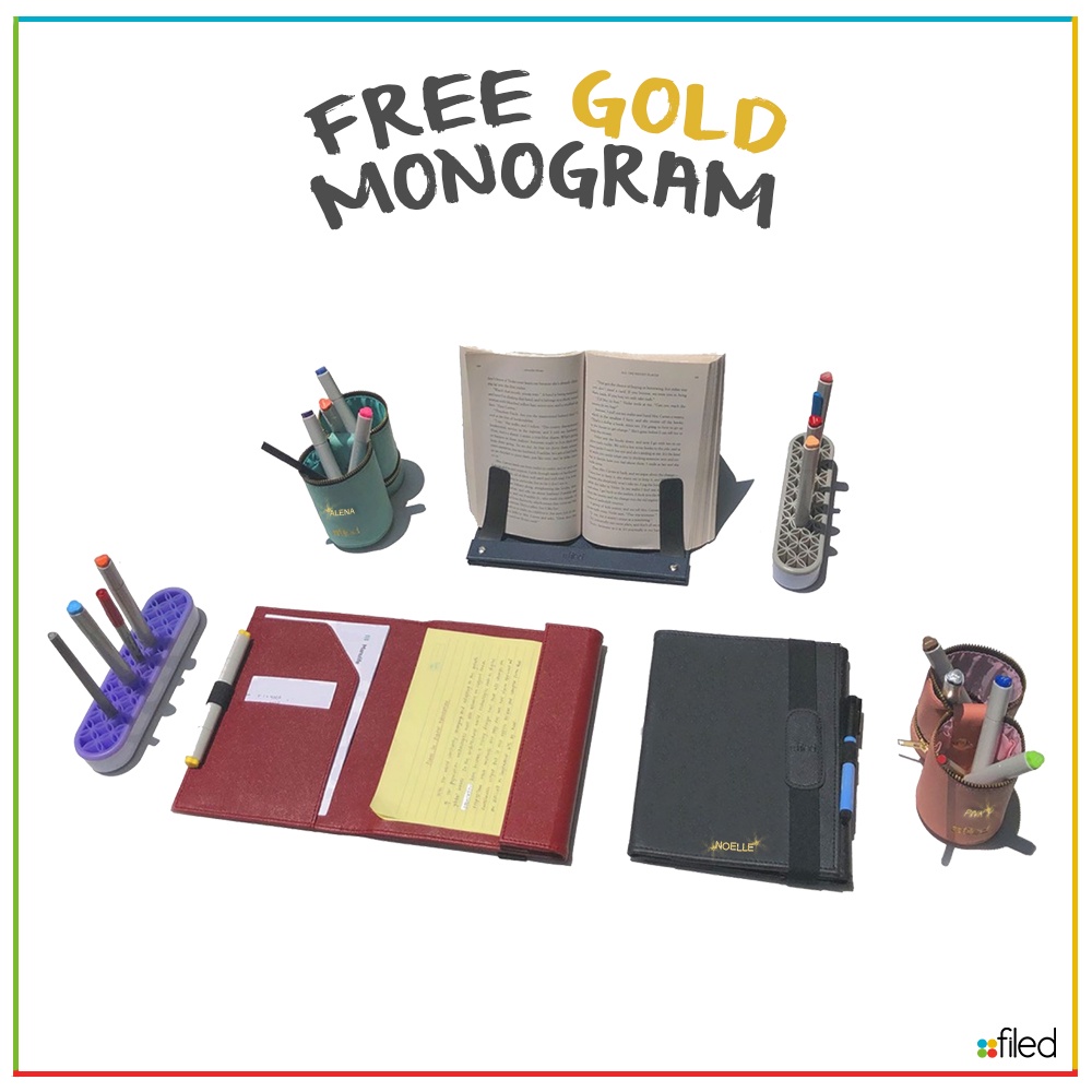 Filed Study Buddy Personalized Gift Set Book iPad Stand Pen Capsule ...