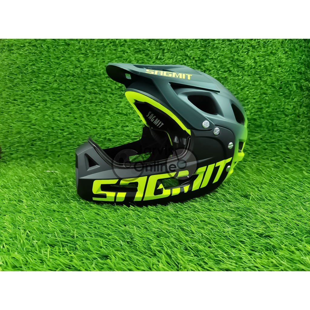 JARVIS Sagmit RSPRO Bicycle MTB Fullface Helmet w/ Detachable Chin ...