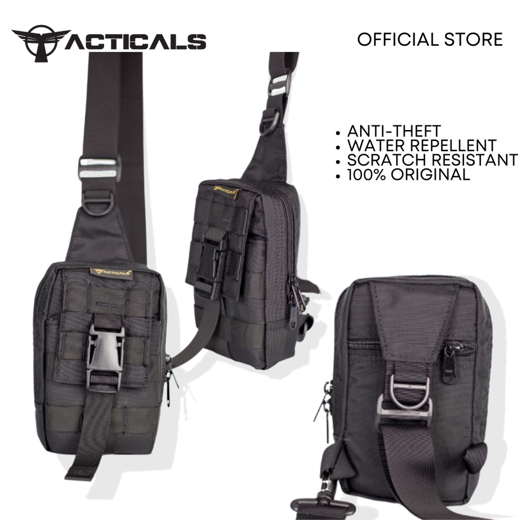 Tacticals Mini Chest Bag Premium Sling Bags For Men with Freebie ...