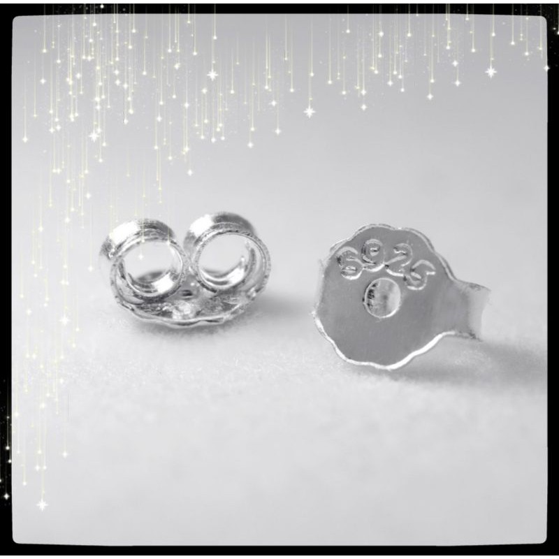 King's Silver 92.5％ Italy silver Earrings pakaw | Shopee Philippines