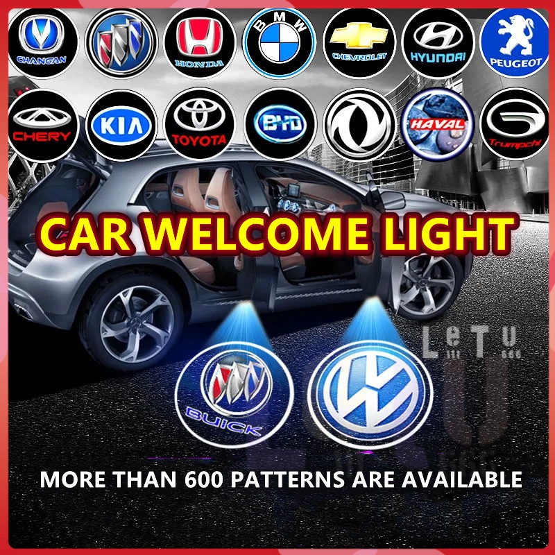 Latest Ultra HD car welcome light door projection light door opening ...