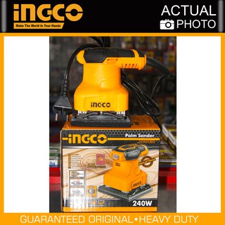 Ingco Palm Sander Wood Finishing Tool Sanding Machine 240W With 5Pcs ...