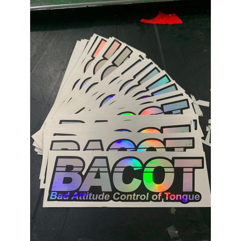 Bacot HOLOGRAM STICKER | Shopee Philippines