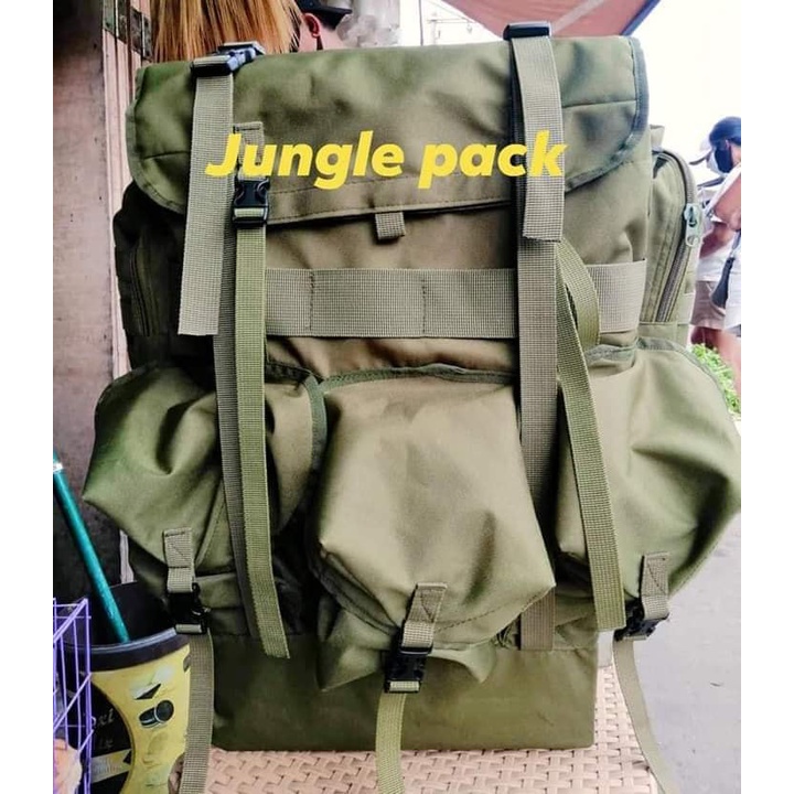 Junglepack with frame / ISO junglebagpack | Shopee Philippines