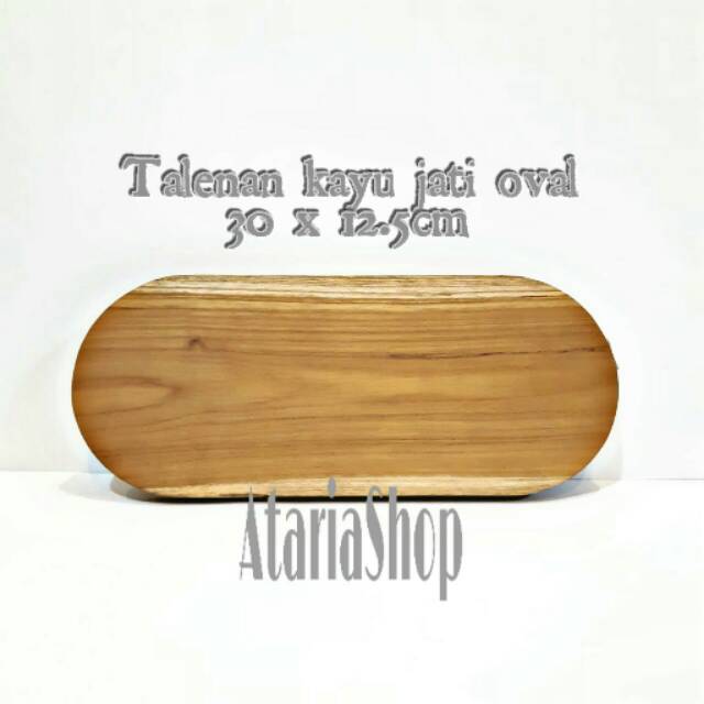 KAYU Oval teak Wood cutting Board/Wood Chopping Board 30cmx12.5cm ...
