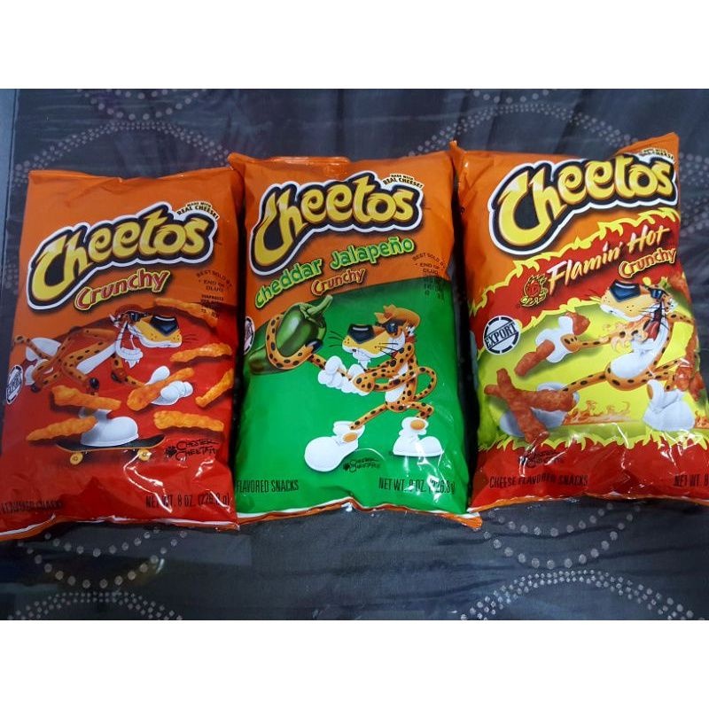 Cheetos cheese flavored snacks. 8 oz(2.26g) | Shopee Philippines