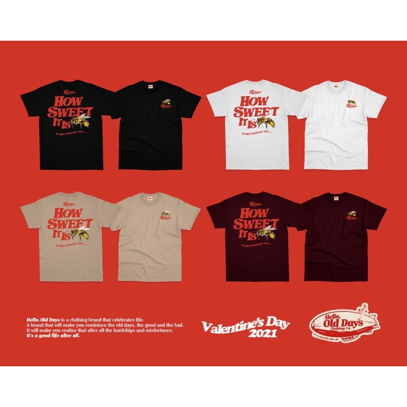 HOW SWEET IT IS LIMITED EDITION SHIRTS BY HELLO, OLD DAYS | Shopee ...