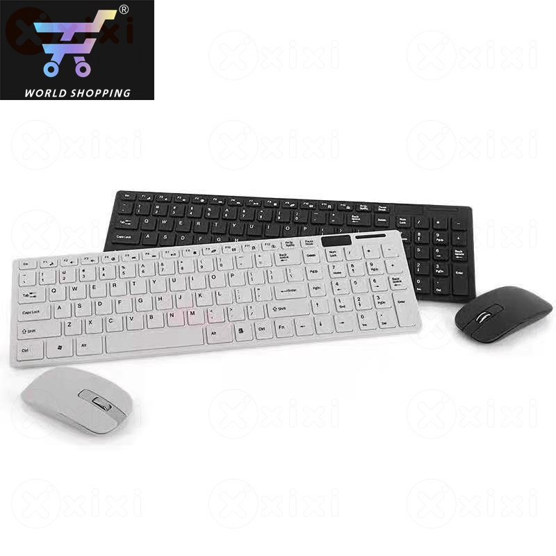 Wireless Keyboard And Mouse Set Laptop Portable Office Home Ultra-Thin ...
