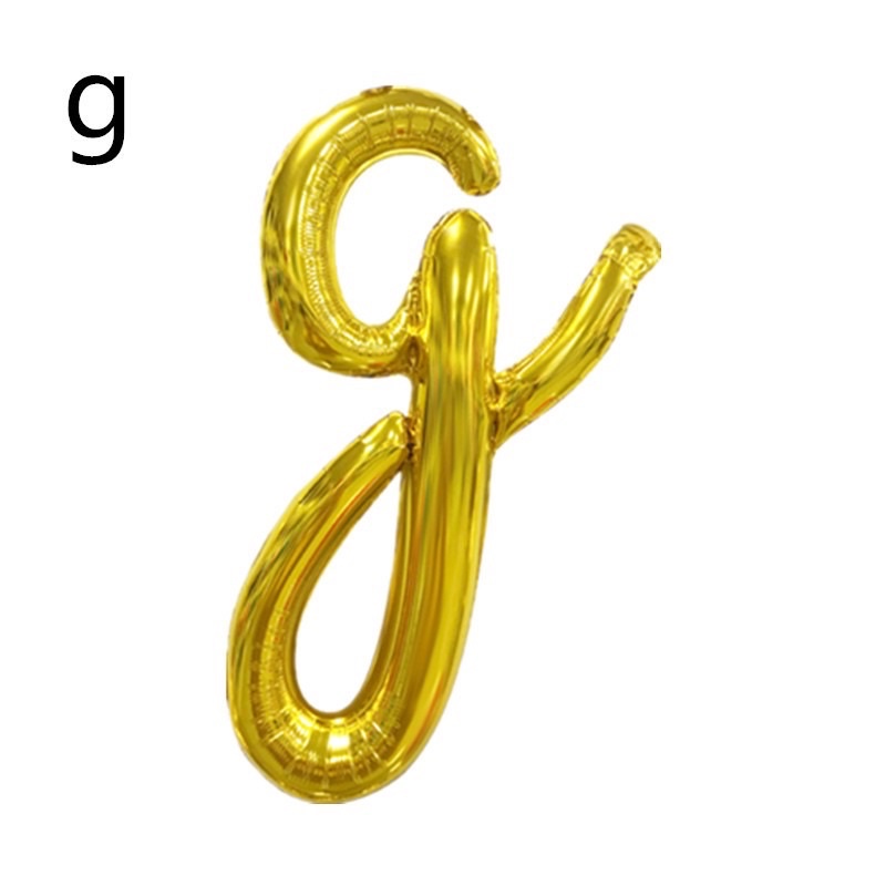A-L Cursive Script Letter Gold (Part 1 of 2) | Shopee Philippines