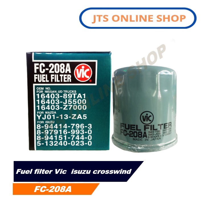 Fuel filter Vic FC-208A isuzu crosswind | Shopee Philippines