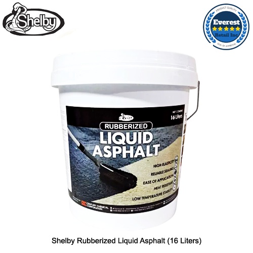 Shelby Rubberized Liquid Asphalt 16 Liters | Shopee Philippines