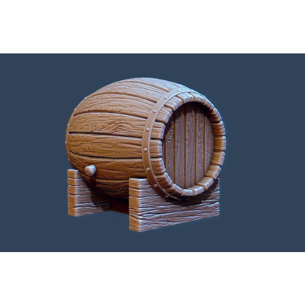 [Board Game Token] Wooden Barrel and Stand-DnD Token | Shopee Philippines