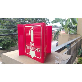 Luminous Triangular Fire Extinguisher Sign - 6 x 5 per panel | Shopee ...