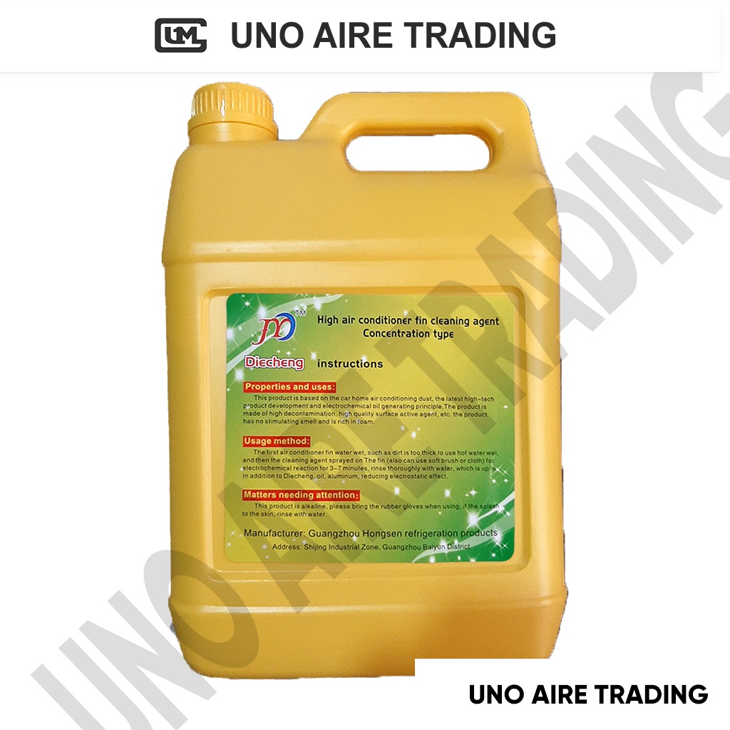 Coil Cleaner for Aircon 1 Gal. Concentrated ALKALINE Diecheng Car ...